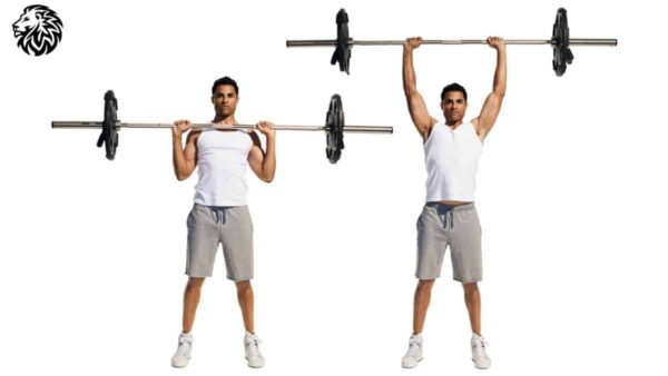 How to Do Barbell Overhead Press - Angry Lion Fitness