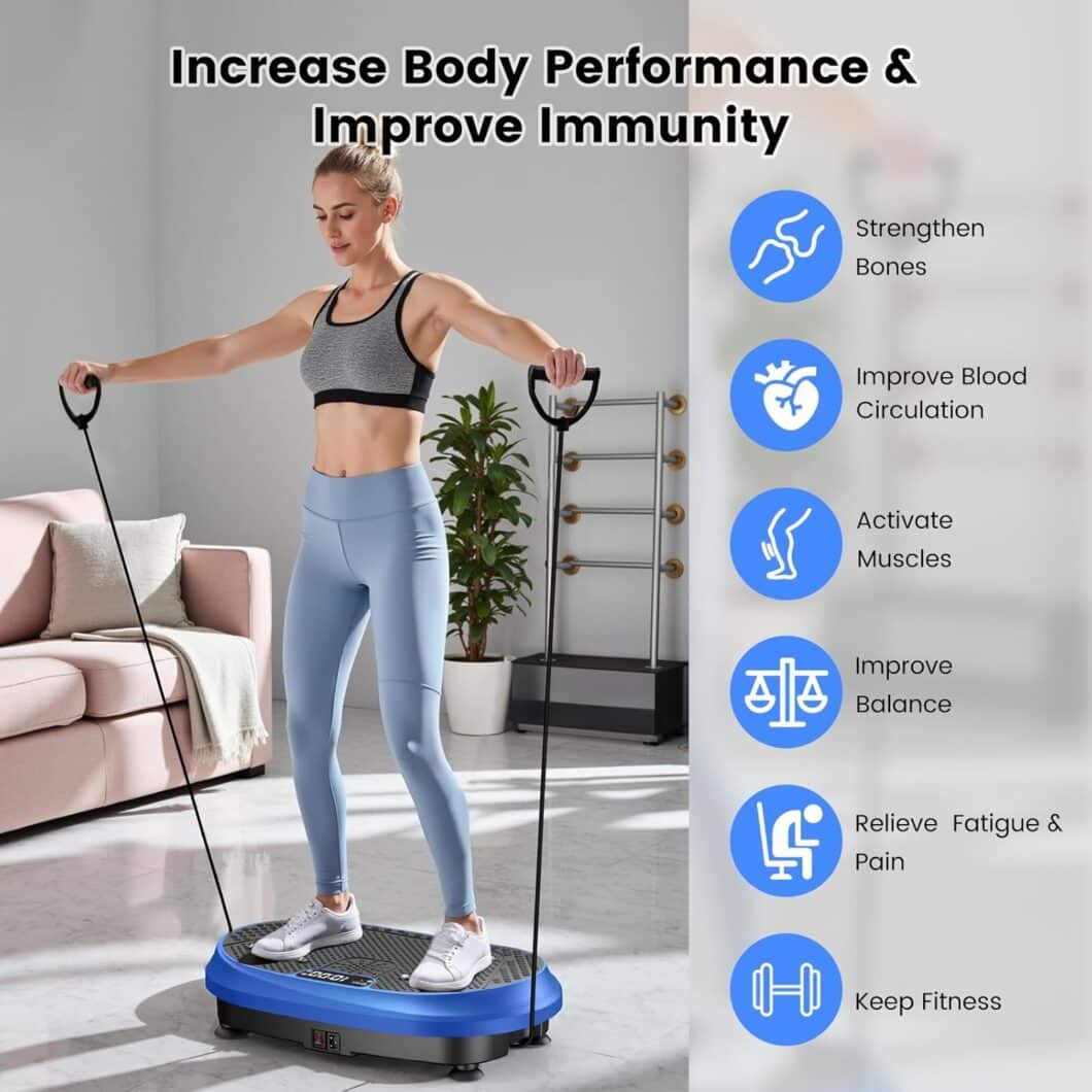 HVX Vibration Plate Exercise Machine - Angry Lion Fitness