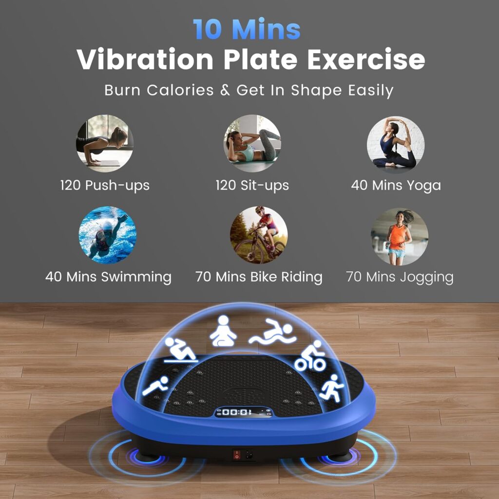 HVX Vibration Plate Exercise Machine - Angry Lion Fitness