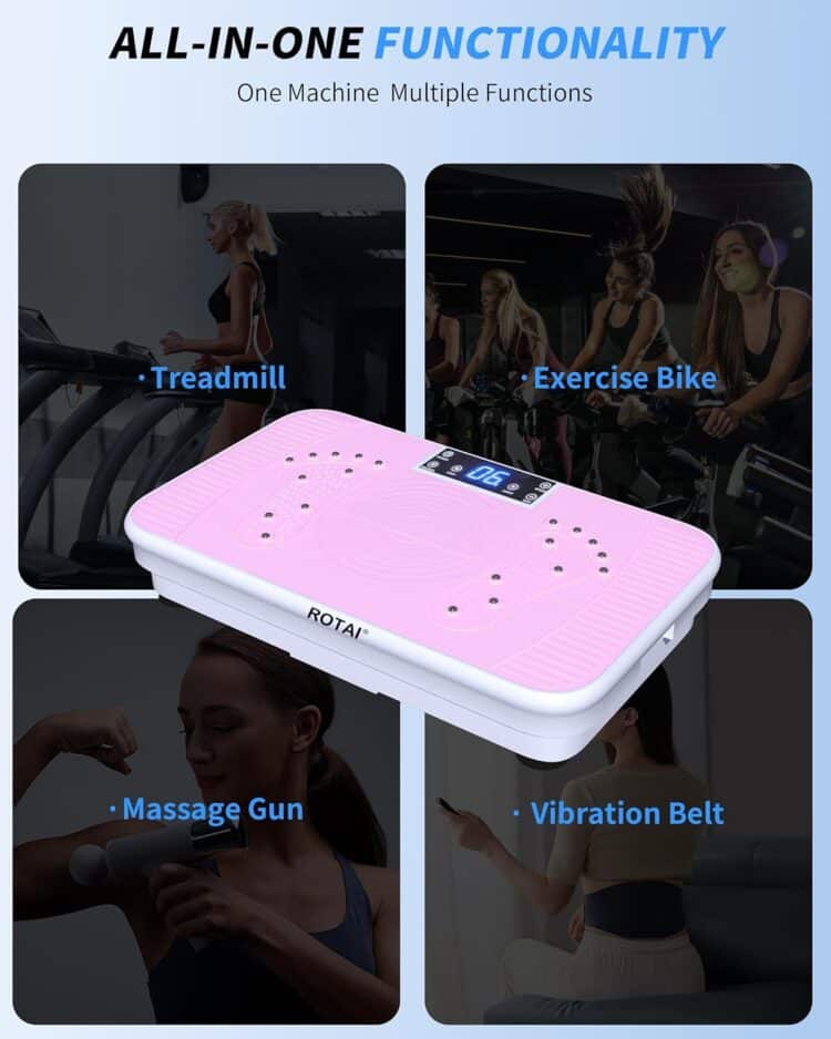 ROTAI Shake Plate Vibration Exercise Machine - Angry Lion Fitness