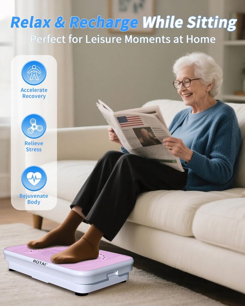 ROTAI Shake Plate Vibration Exercise Machine - Angry Lion Fitness